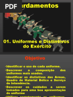 A. Uniformes e Distintivos Do Exército (Resumida) PDF | PDF | Exército | Militar