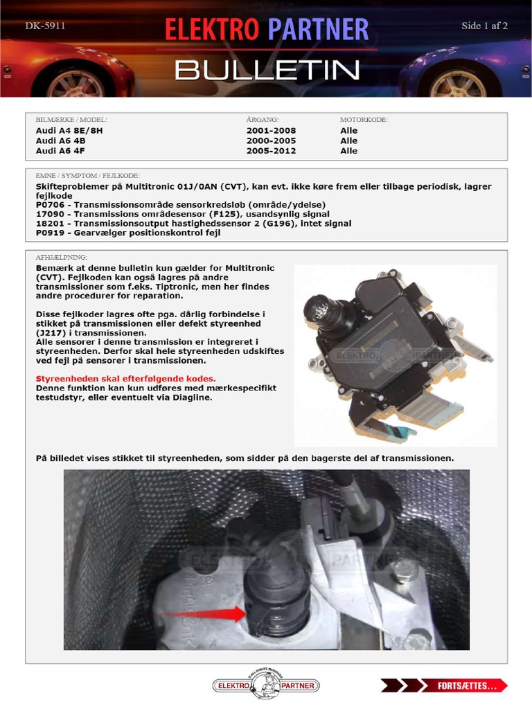 Audi A6 p0706 | PDF