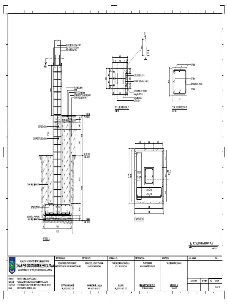 Detail Rangka Atap Rps SMK 1 Taliwang | PDF