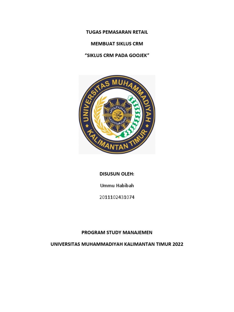CRM PADA GOJEK (Ummu Habibah - 2011102431074) | PDF