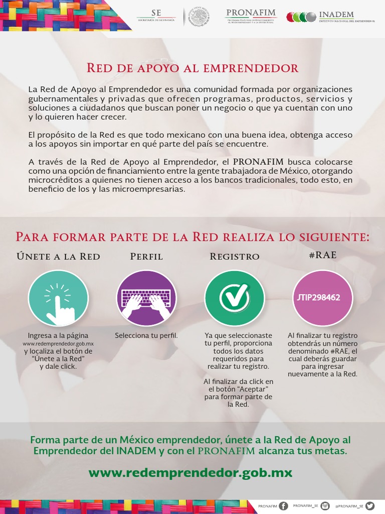 Red de Apoyo Al Emprendedor | PDF Red de Apoyo Al Emprendedor | PDF