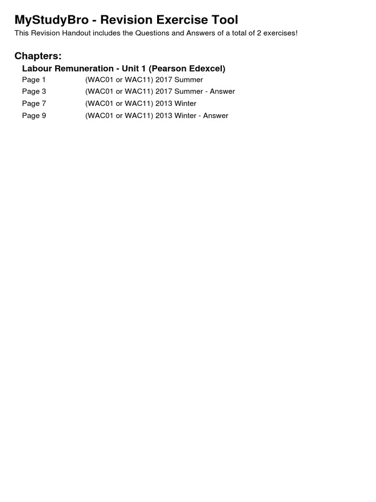 Exercises | PDF | Depreciation | Expense