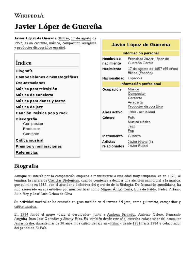 Javier López De Guereña Pdf Jazz Saxofón 
