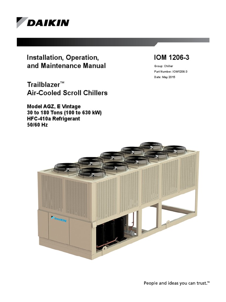 Daikin-Applied-Agz-E Da 05062015 LR | PDF | Pipe (Fluid Conveyance ...