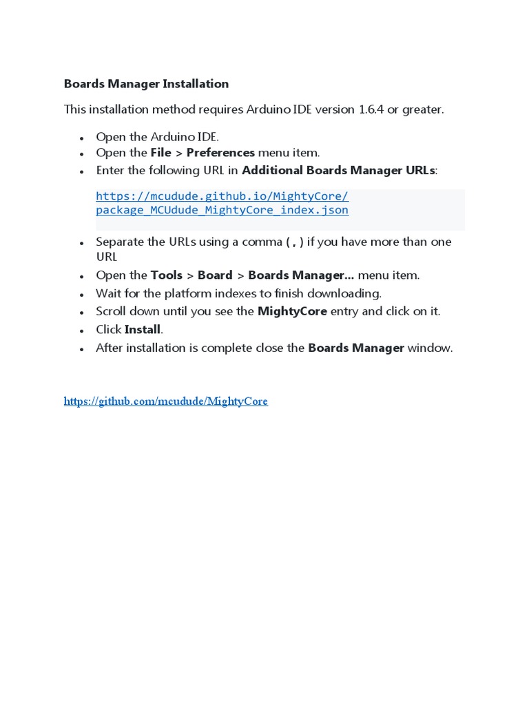 Boards Manager Installation | PDF | Business | Computers