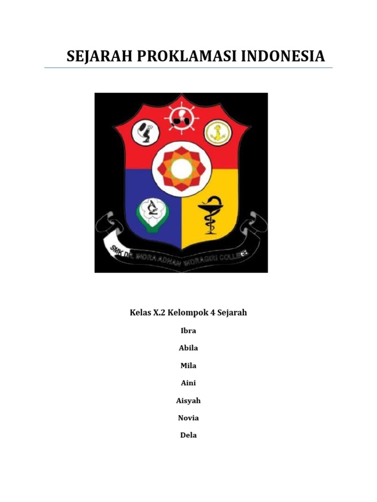 Sejarah Proklamasi Indonesia | PDF