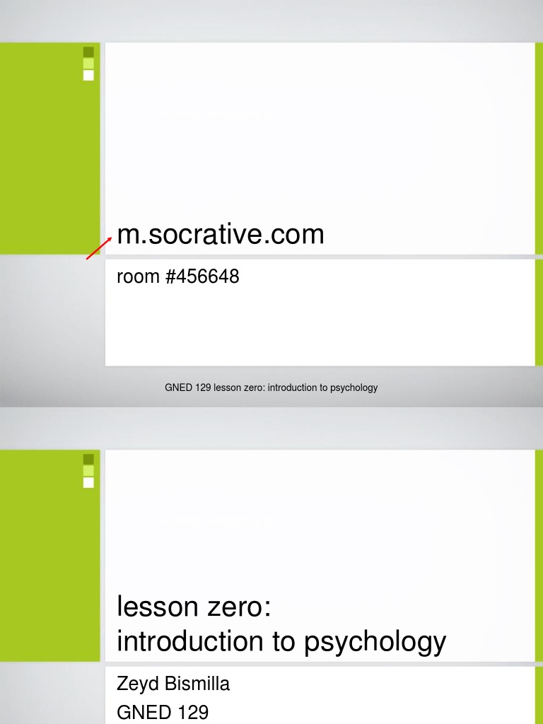 Gned 129 Lesson 0 | PDF | Experiment | Surgery