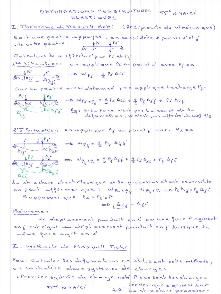 Cours Chapitre 4 RDM2 2020 2021 | PDF