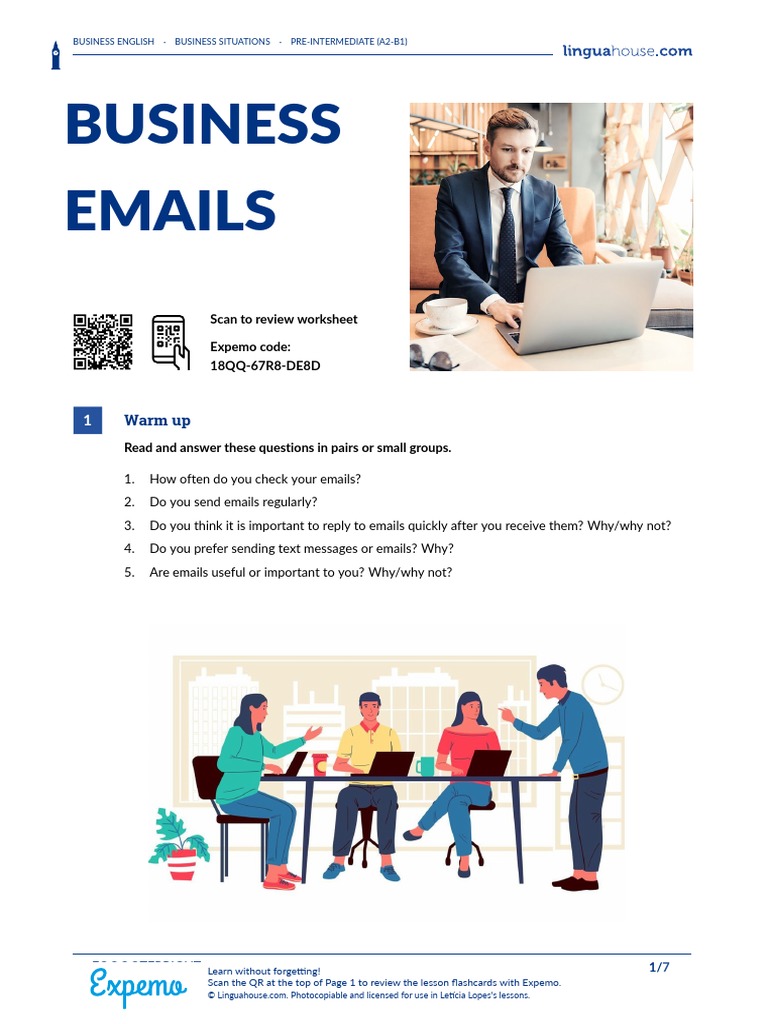 Business Emails British English Student Pdf Linguistics Communication