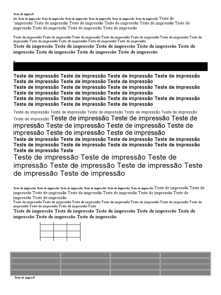 Teste de Impressão para Epson | PDF | Carreira e Crescimento | Negócios