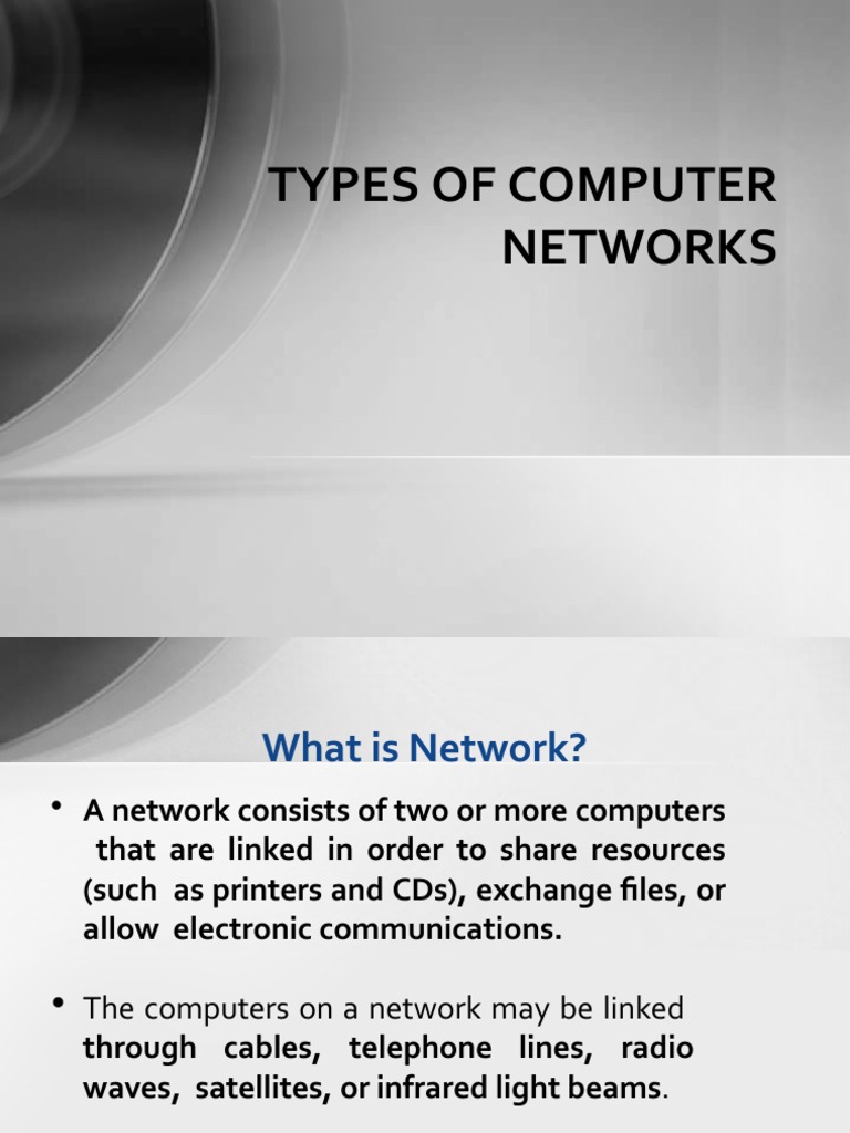 An Overview of Common Computer Network Types: Local Area Networks, Metropolitan Area Networks ...