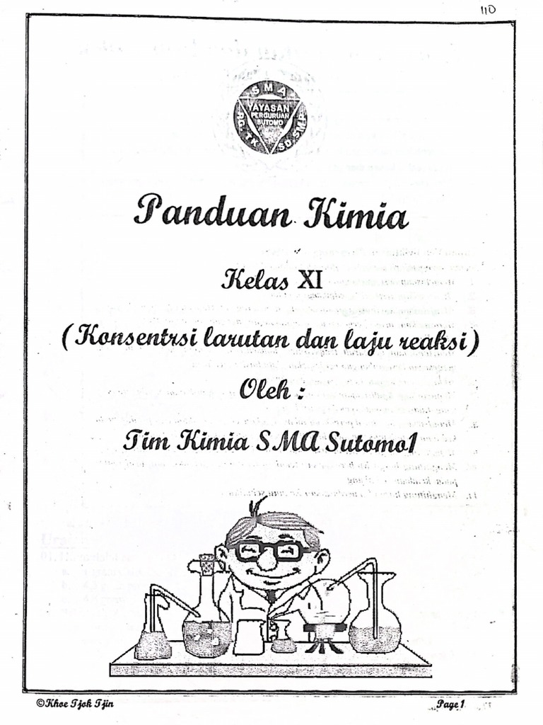 Konsentrasi Larutan Dan Laju Reaksi | PDF