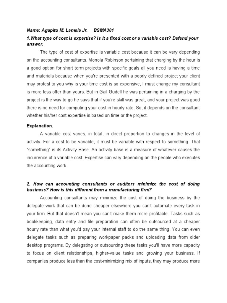 Maneco Midterm TP | PDF | Outsourcing | Consultant