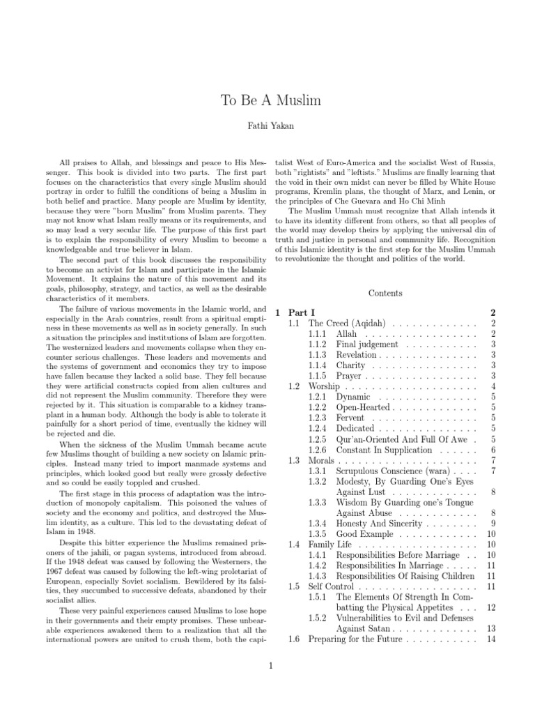 Understanding True Muslim Identity | PDF | Prophets And Messengers In ...