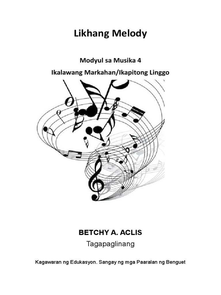 Passed 841-13-21MELCS Benguet Likhang-Melody | PDF