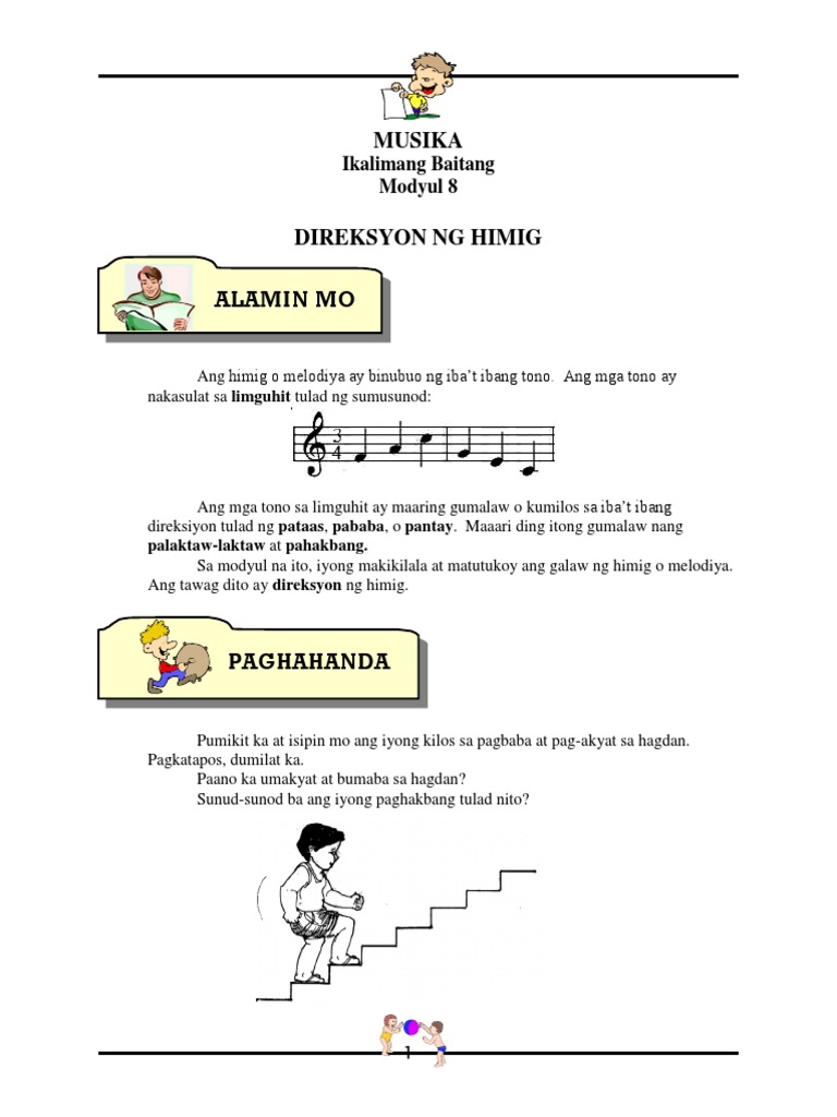 8 Direksyon NG Himig (Done) | PDF