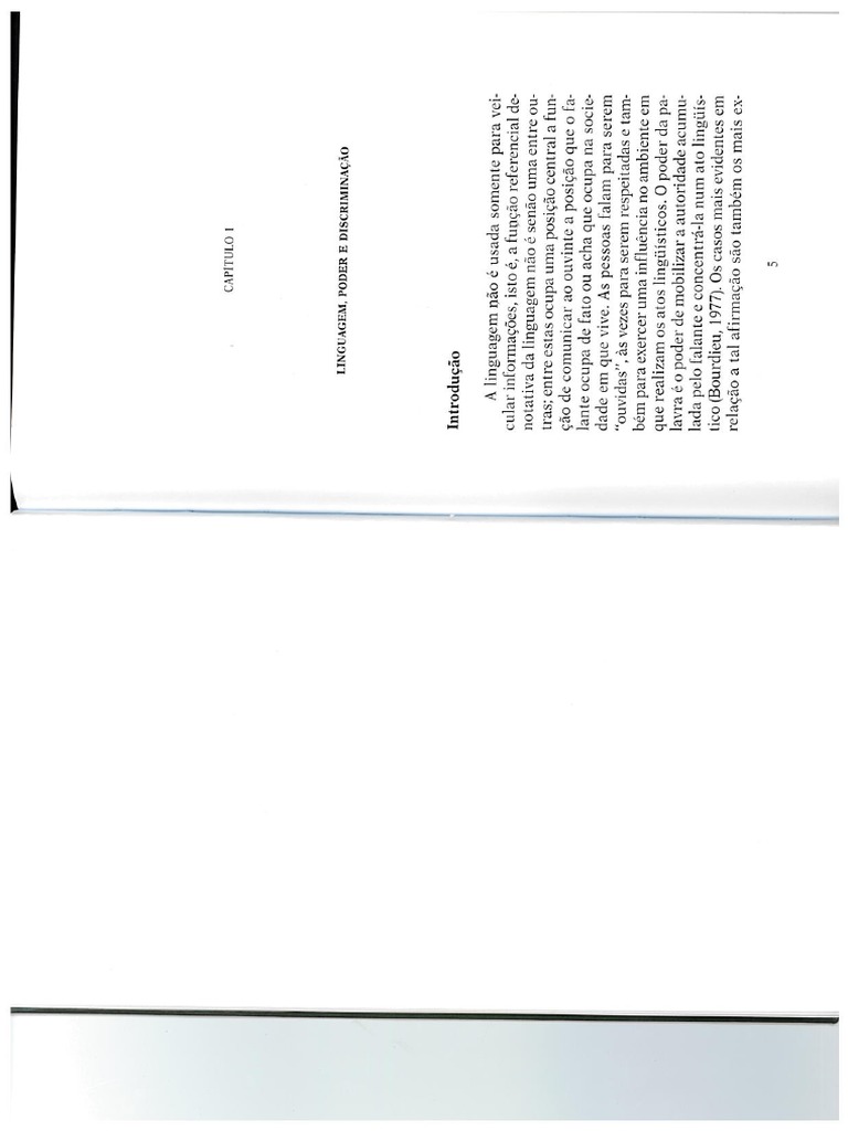 Texto 2 - Linguagem, Escrita e Poder | PDF