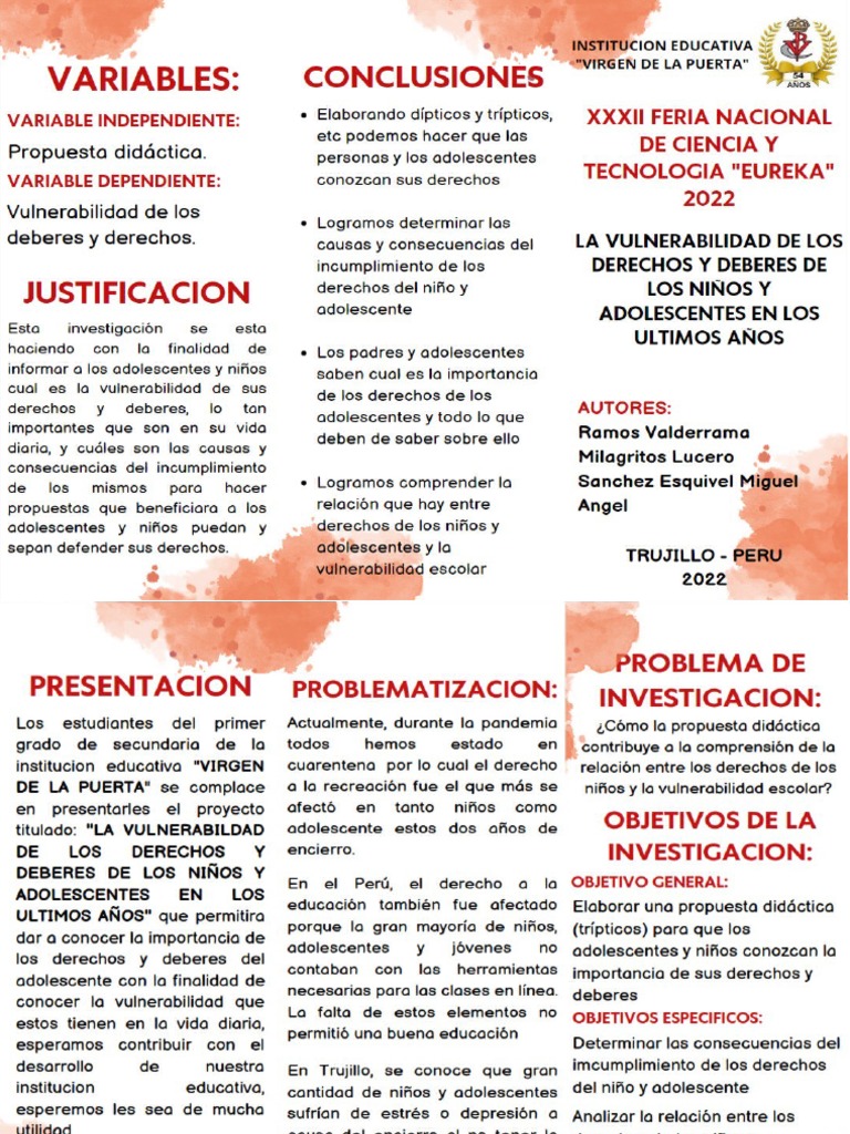 Triptico para Imprimir | PDF