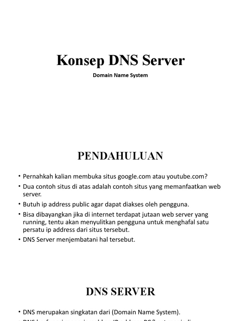 12 - Konsep DNS Server | PDF