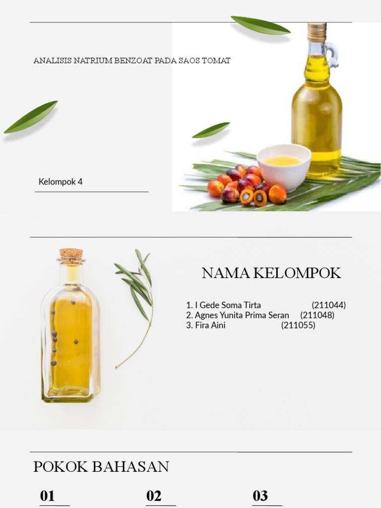 Analisis Natrium Benzoat Saus Tomat | PDF | Sains & Matematika