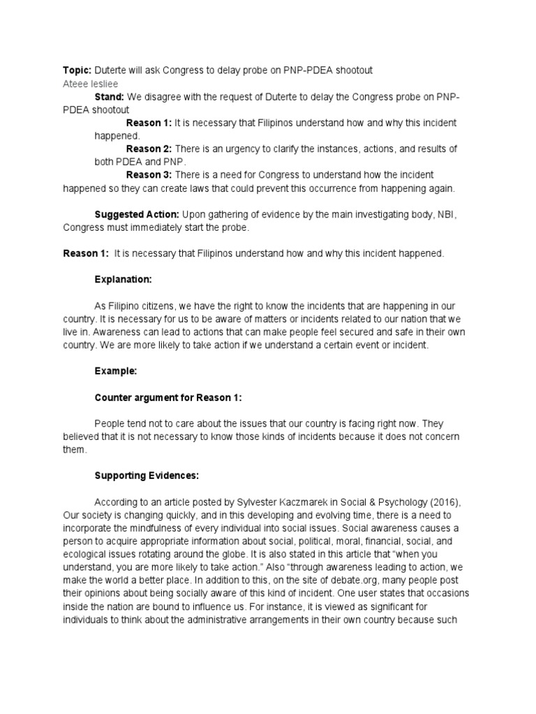 Position Paper Draft | PDF | Reason | United States Congress Position Paper Draft | PDF | Reason | United States Congress
