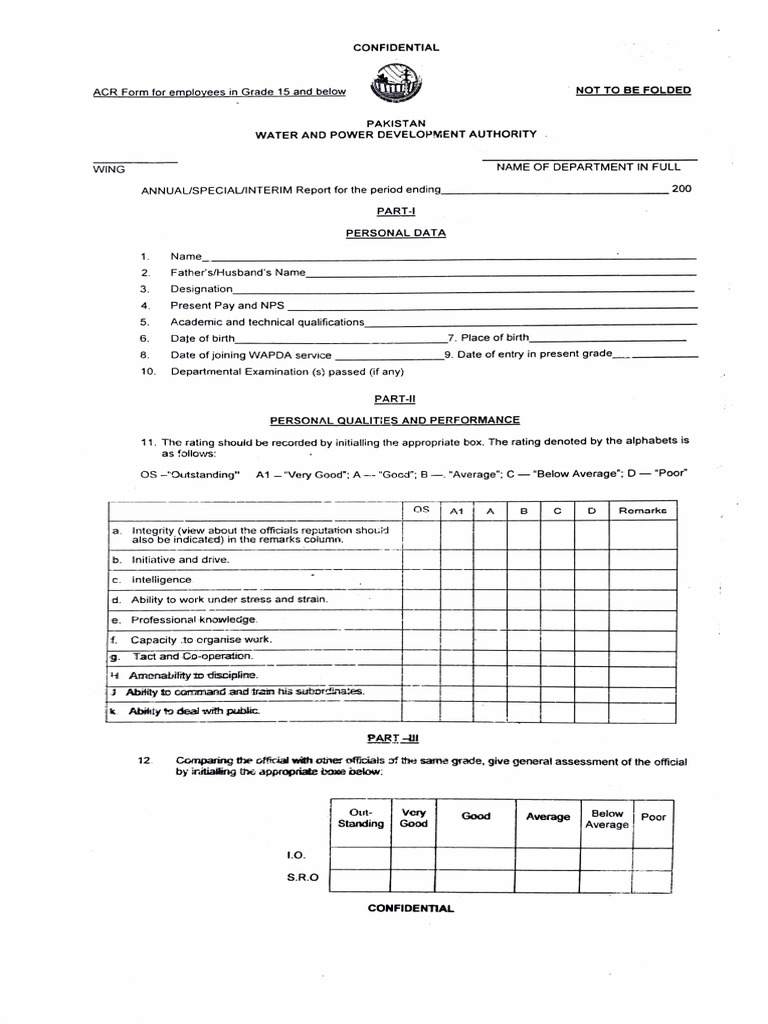 Employee Performance Review Form | PDF