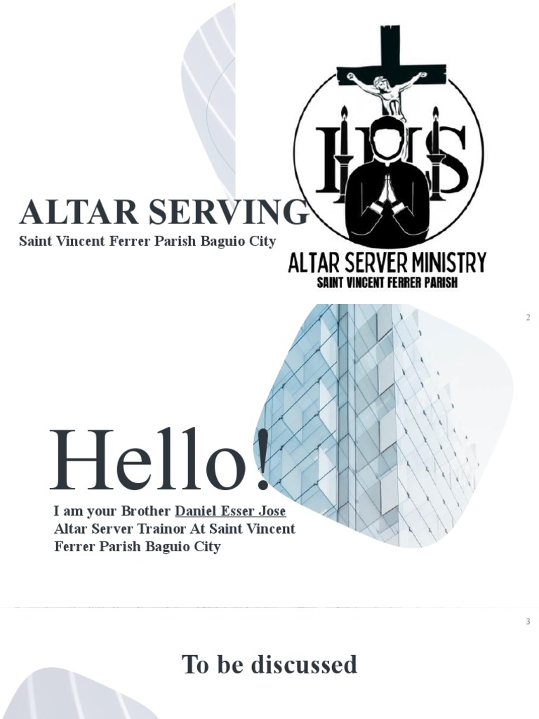 Altar Serving | PDF | Mass (Liturgy) | Altar