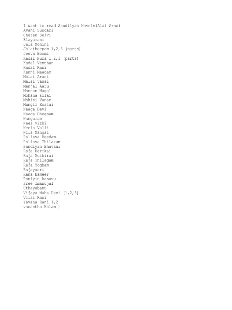 Sandilyan | PDF | Poetry