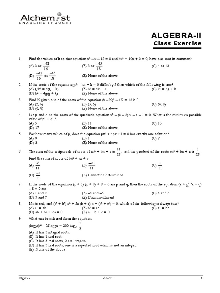 Algebra 2 | PDF | Equations | Zero Of A Function