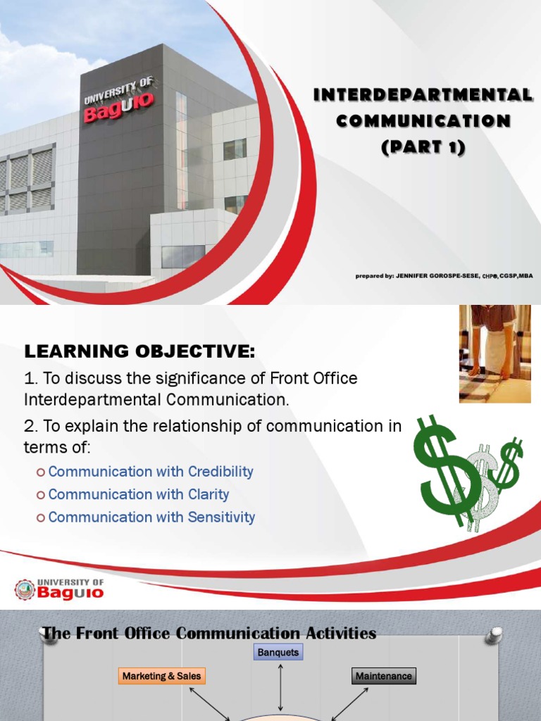 Unit 4 Interdep Comm & Check in Process | PDF | Communication | Meal