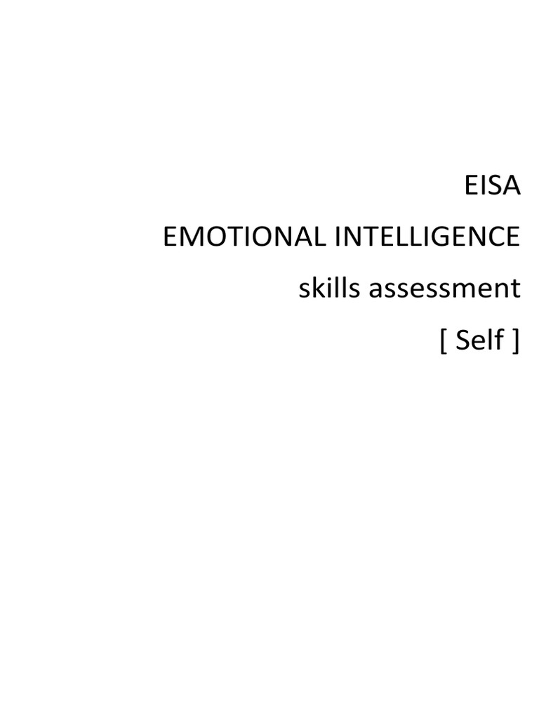 EISA Report Info | PDF | Emotions | Decision Making