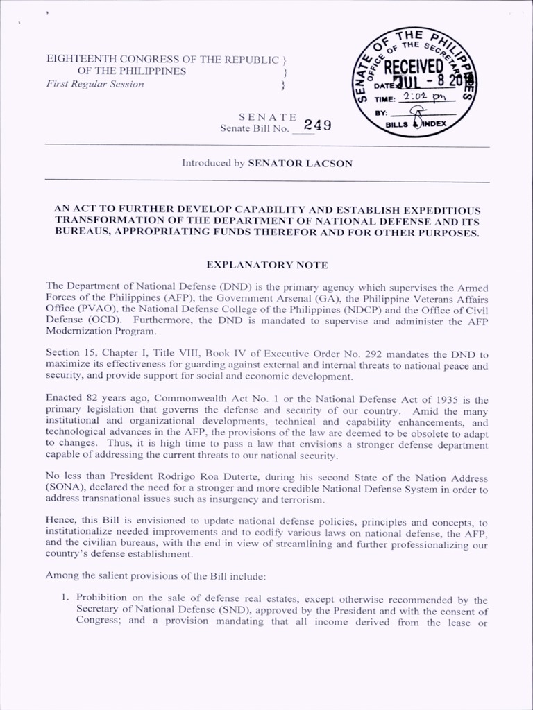 Mandatory Military Service Bill | PDF | Joint Chiefs Of Staff | Staff ...