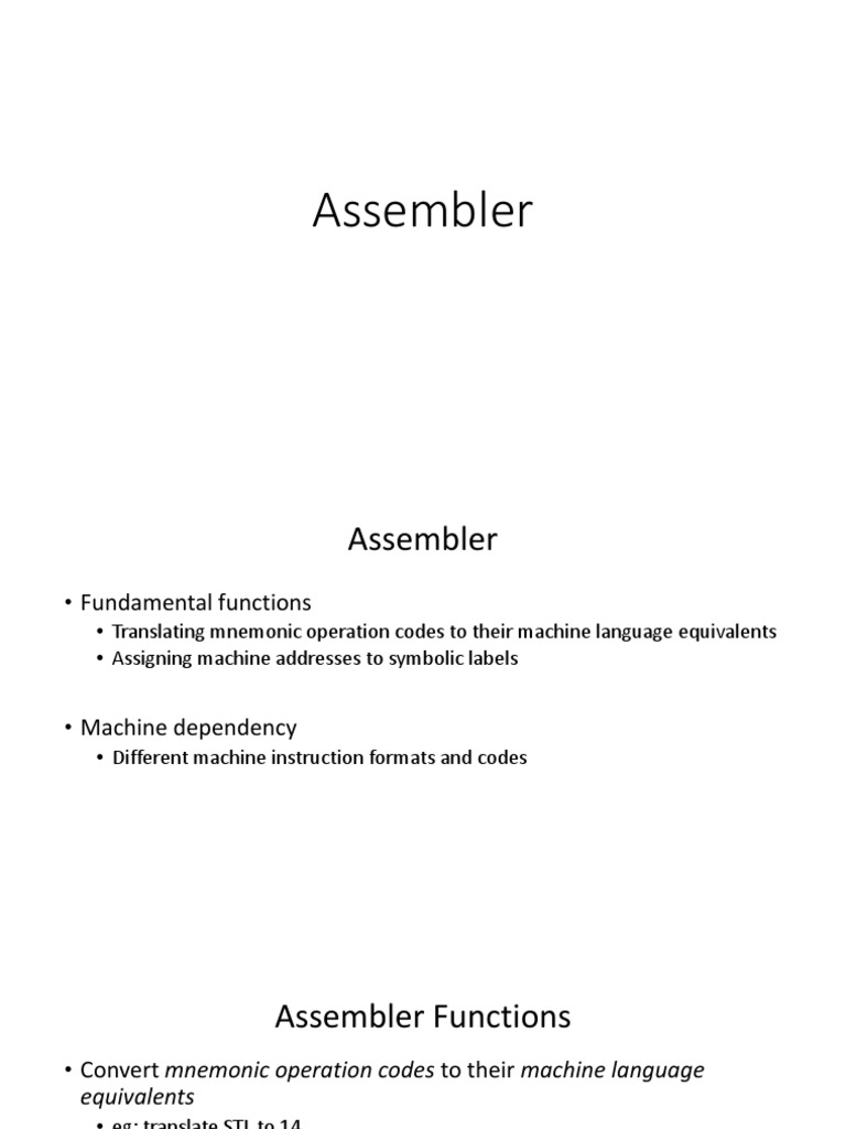 Module 2 | PDF | Assembly Language | Computer Program