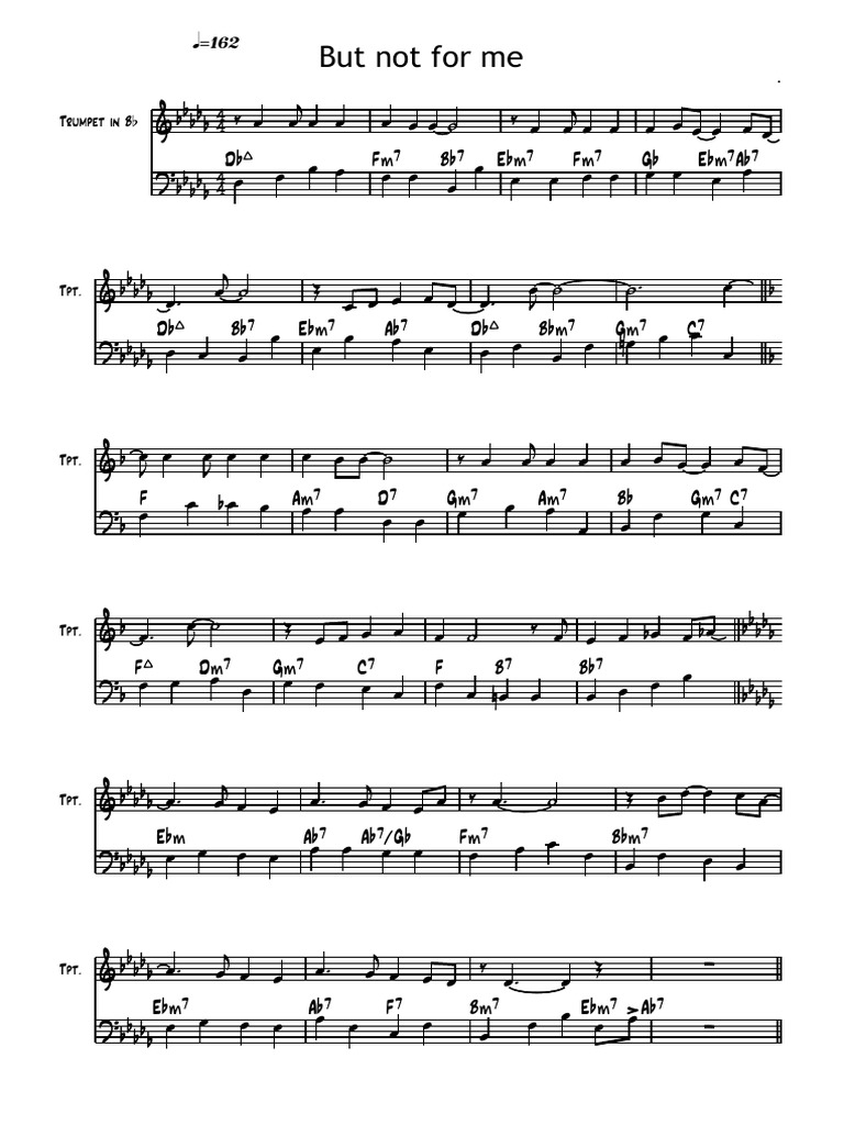 But Not For Me - Chet Baker | PDF