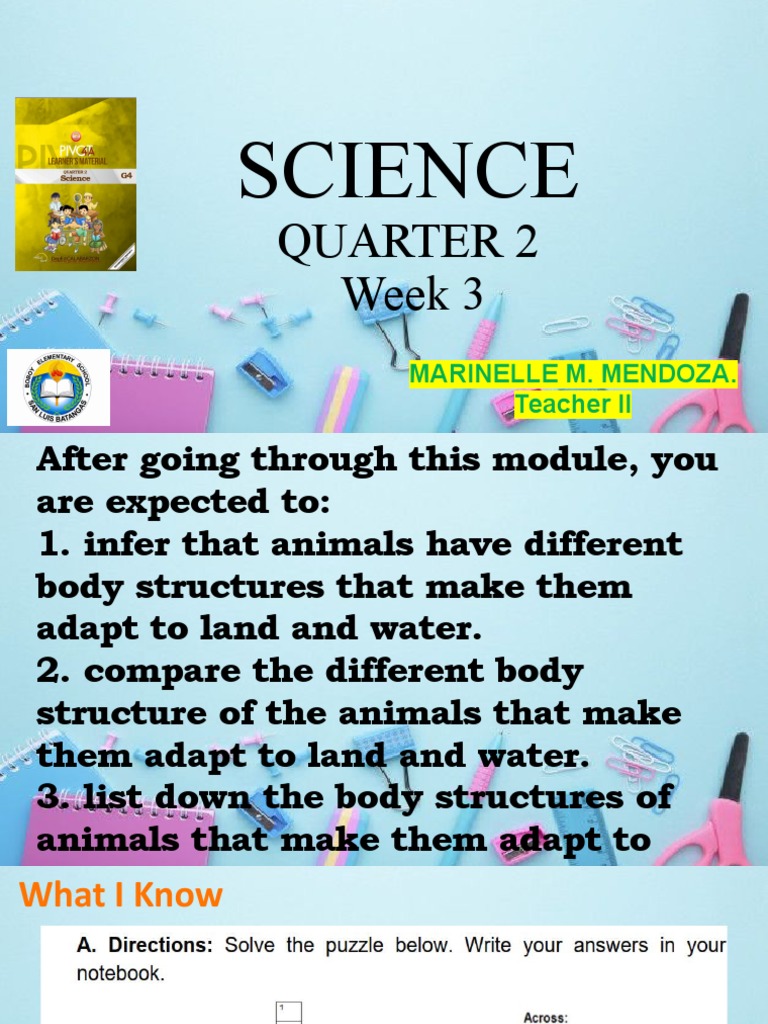 Adaptations of Land and Water Animals | PDF | Amphibian | Habitat