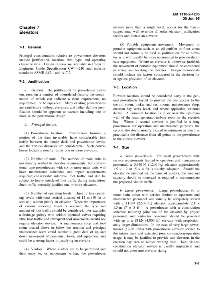 Elevator Design | PDF | Elevator | Power Station