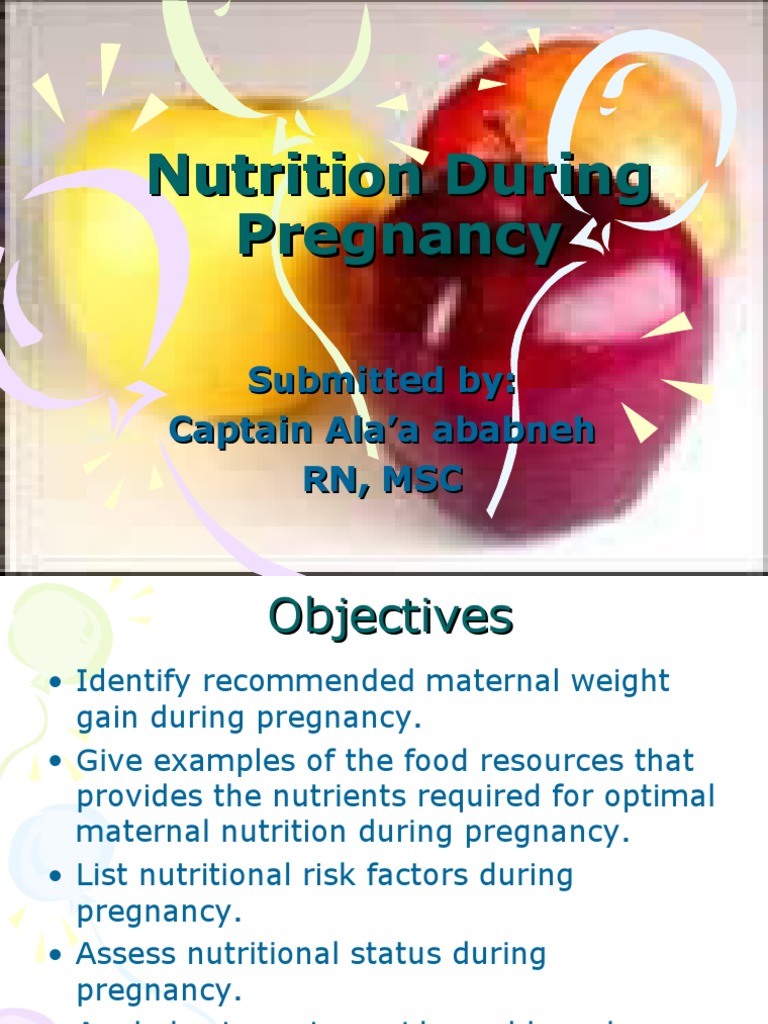 Nutrition During Pregnancy | PDF | Pregnancy | Dietary Supplements