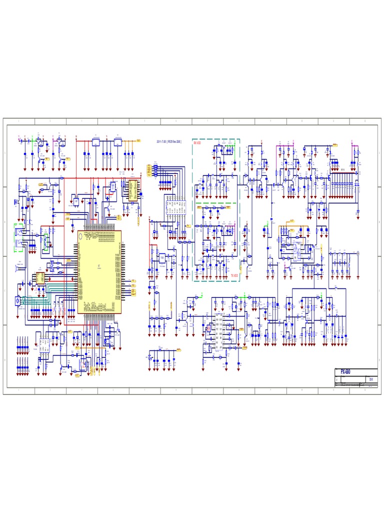 PX-680 D06 Schematic | PDF