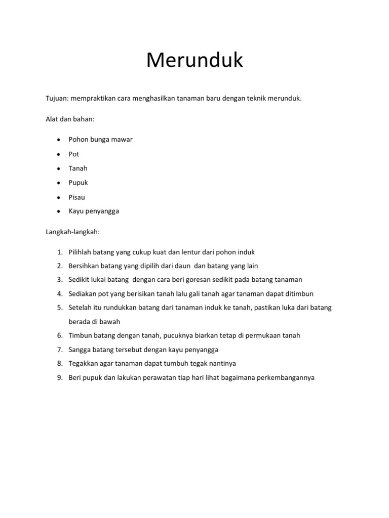 30+ Gambar Cara Merunduk Tanaman Terpopuler - Informasi Seputar Tanaman ...