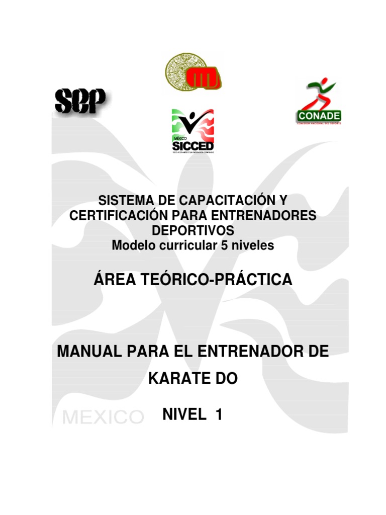 Karate Manual N1 | PDF | Kárate | Shotokan