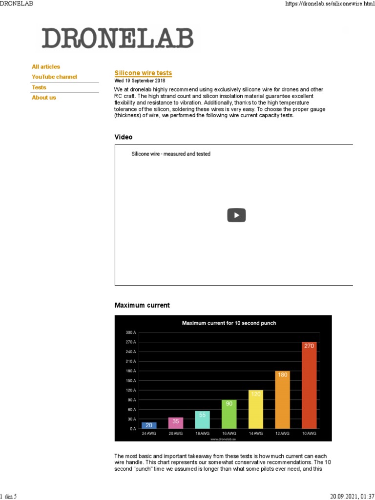 DRONELAB | PDF | Electrical Resistance And Conductance | Electrical Engineering