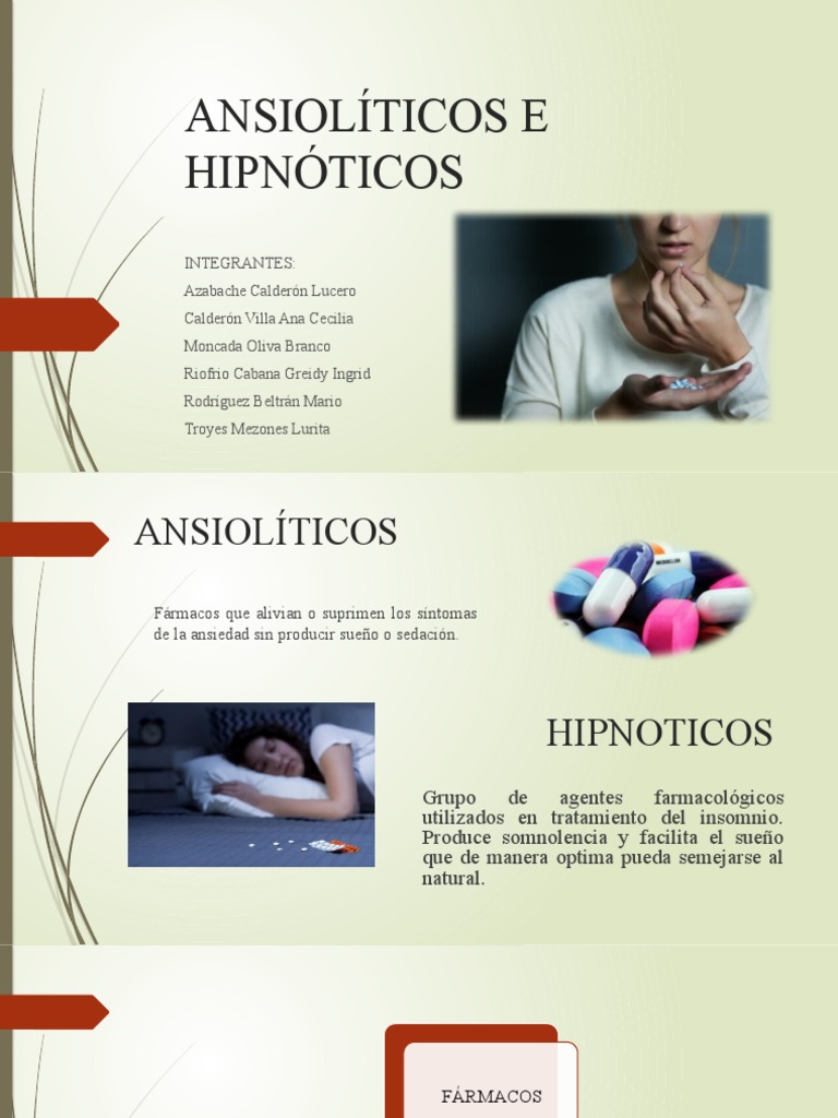 Ansiolíticos e Hipnóticos | PDF | Benzodiazepinas | Medicina