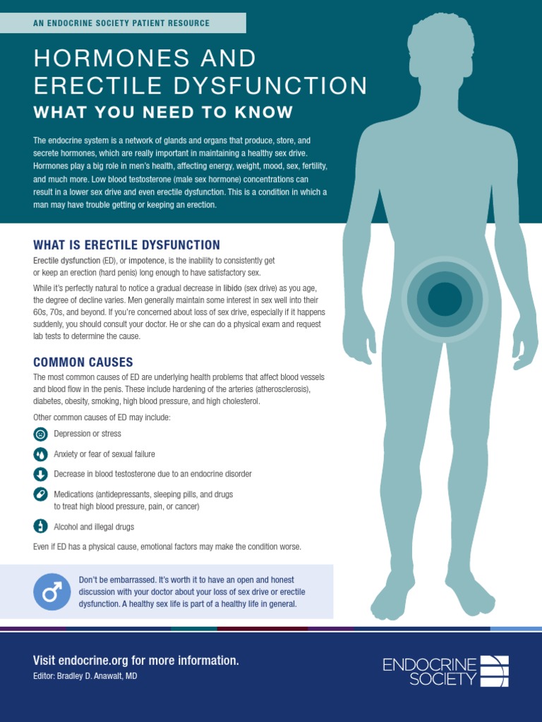 Hormones and Erectile Dysfunction What You Need To Know | PDF | Libido | Erectile Dysfunction