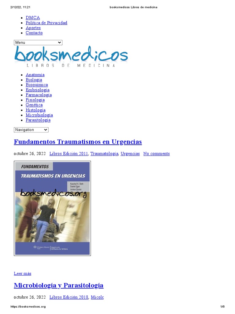 Booksmedicos Libros de Medicina | PDF | Medicina | Cuidado de la salud