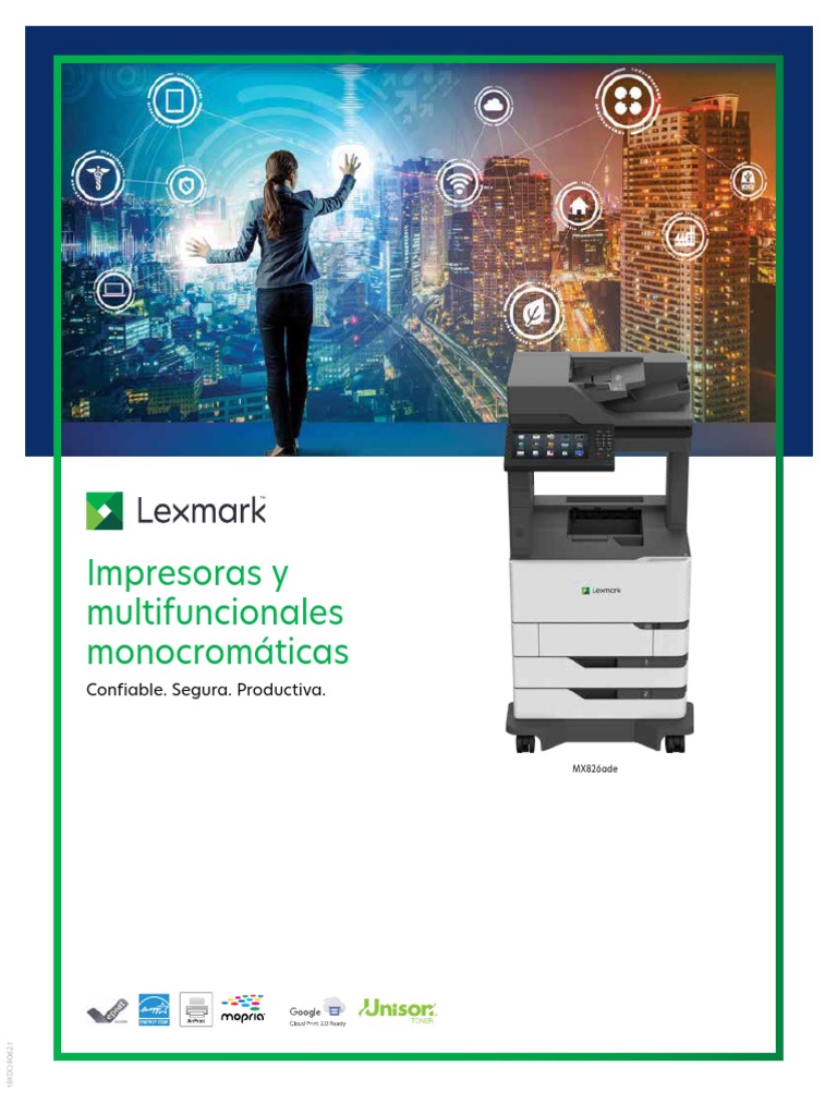 MANUAL DESCRIPTIVO LEXMARK 820 | PDF | Hardware de la computadora | Software de la aplicacion