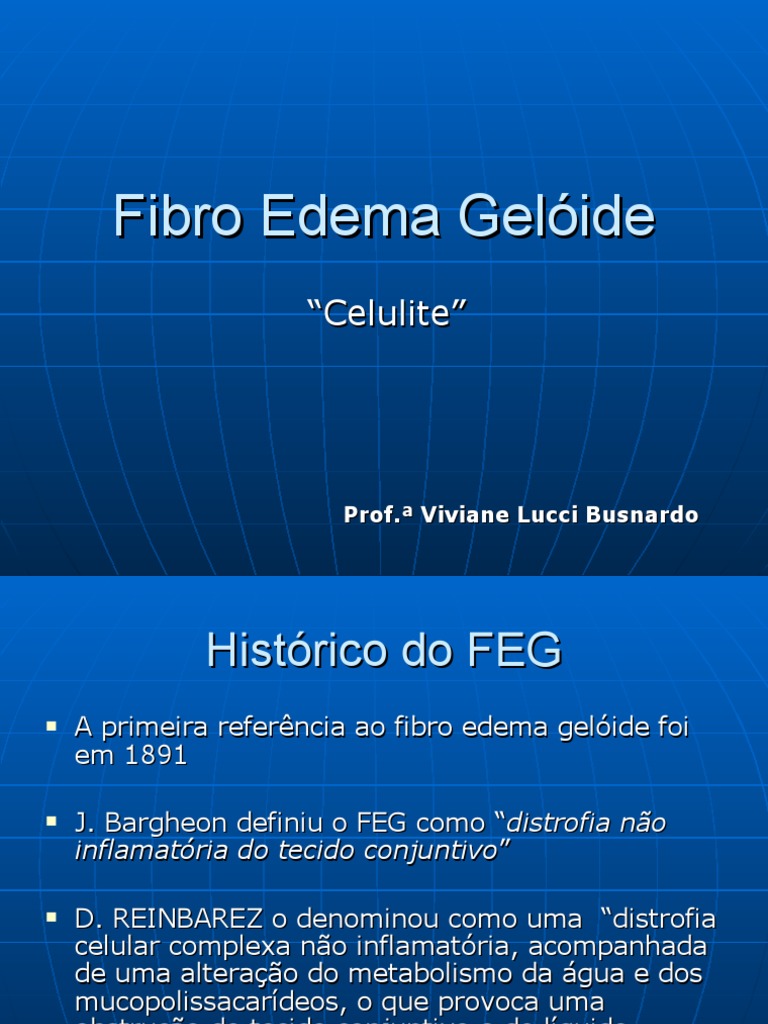 17 - Fibro Edema Gelóide | PDF | Tecido conjuntivo | Colágeno