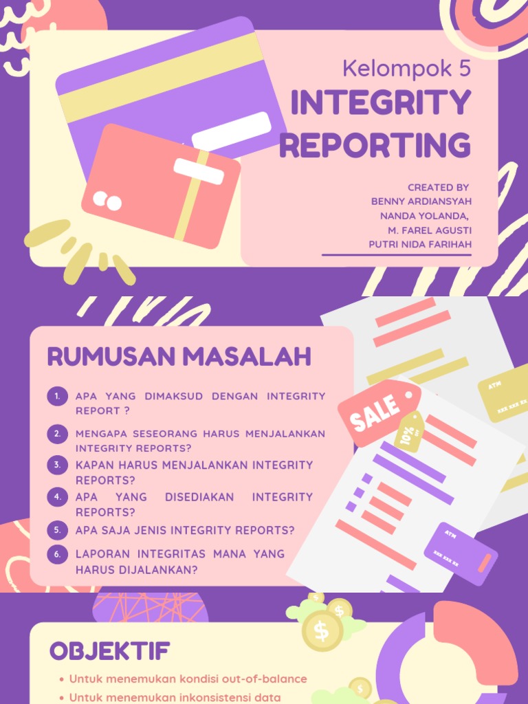 KELOMPOK 5 Integrity Reporting | PDF