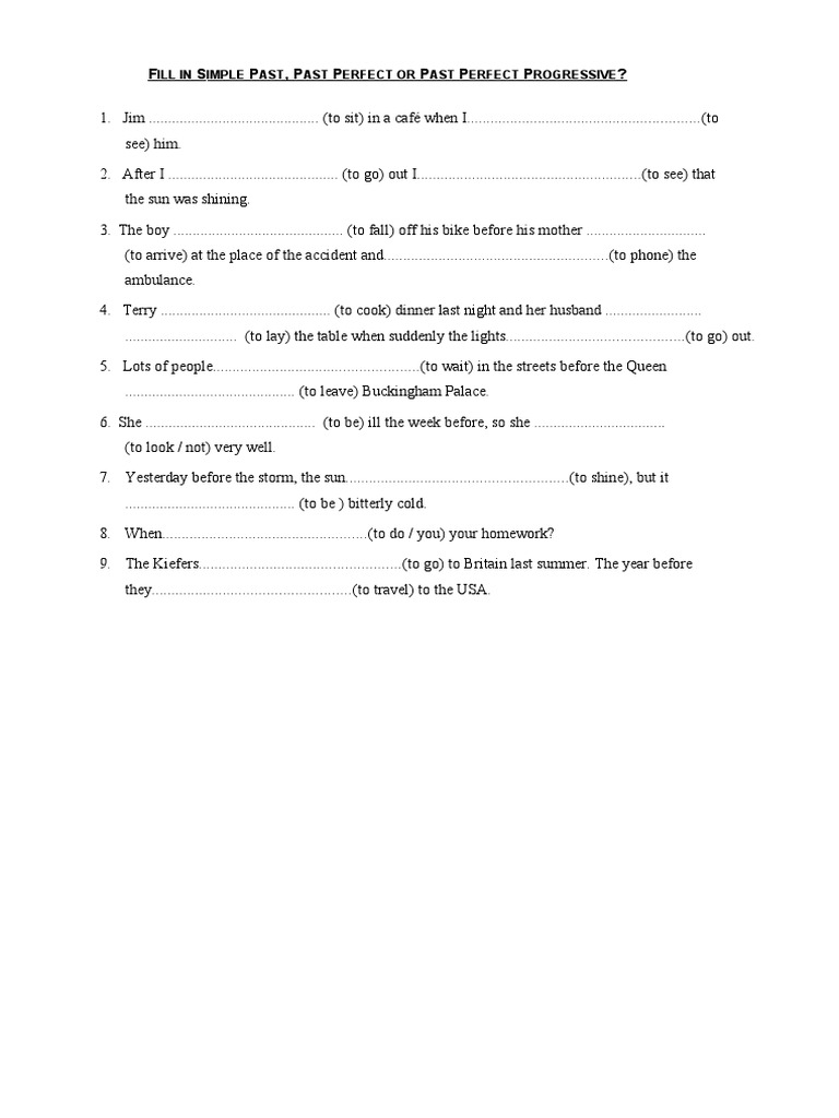 Simple Past, PP and PPP | PDF