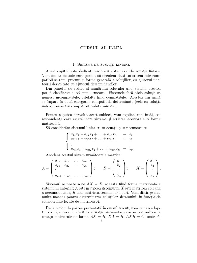 Curs 2 | PDF