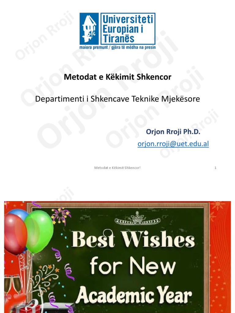 T1. Hyrje - MKSH - Orjon Rroji | PDF | Science | Theory